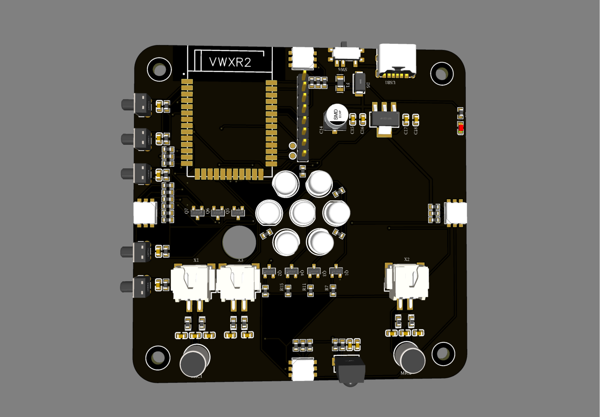 Usb转ttl下载器 立创eda