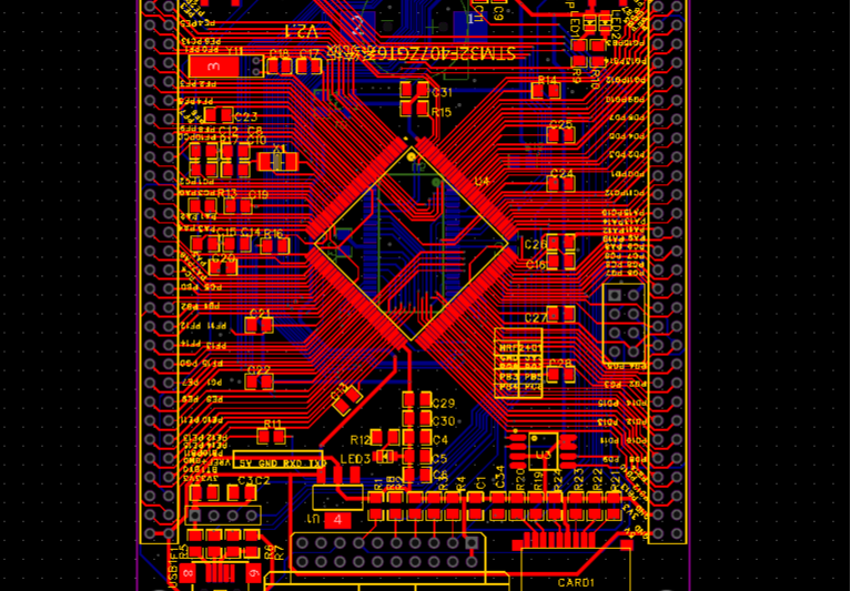 【单片机】基于stm32f407zgt6最小系统板设计 嘉立创eda开源硬件平台