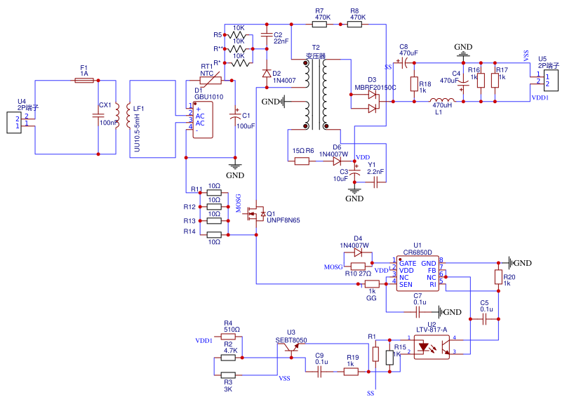 开关电源24V 4A 资源 - 嘉立创EDA