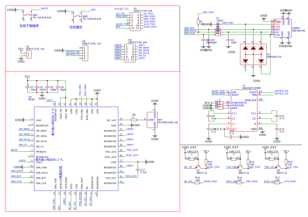 NBIOT-OPENCPU-BC260Y 资源 - 嘉立创EDA