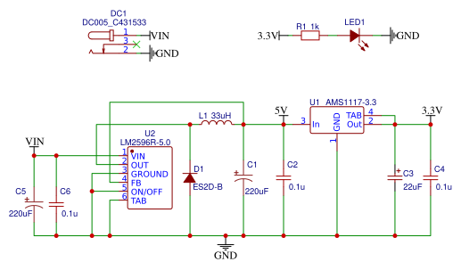 12v转3.3v/5v 资源 - 嘉立创EDA
