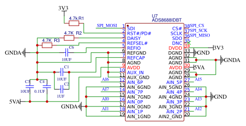 ADS8688原理图 资源 - 嘉立创EDA