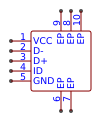 MOLEX-1050170001--引脚图-PCB封装图 - 嘉立创EDA
