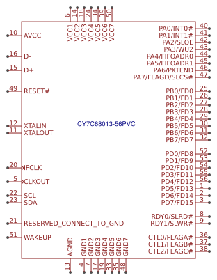 cy7c68013-56pvc - 搜索 - 嘉立创EDA
