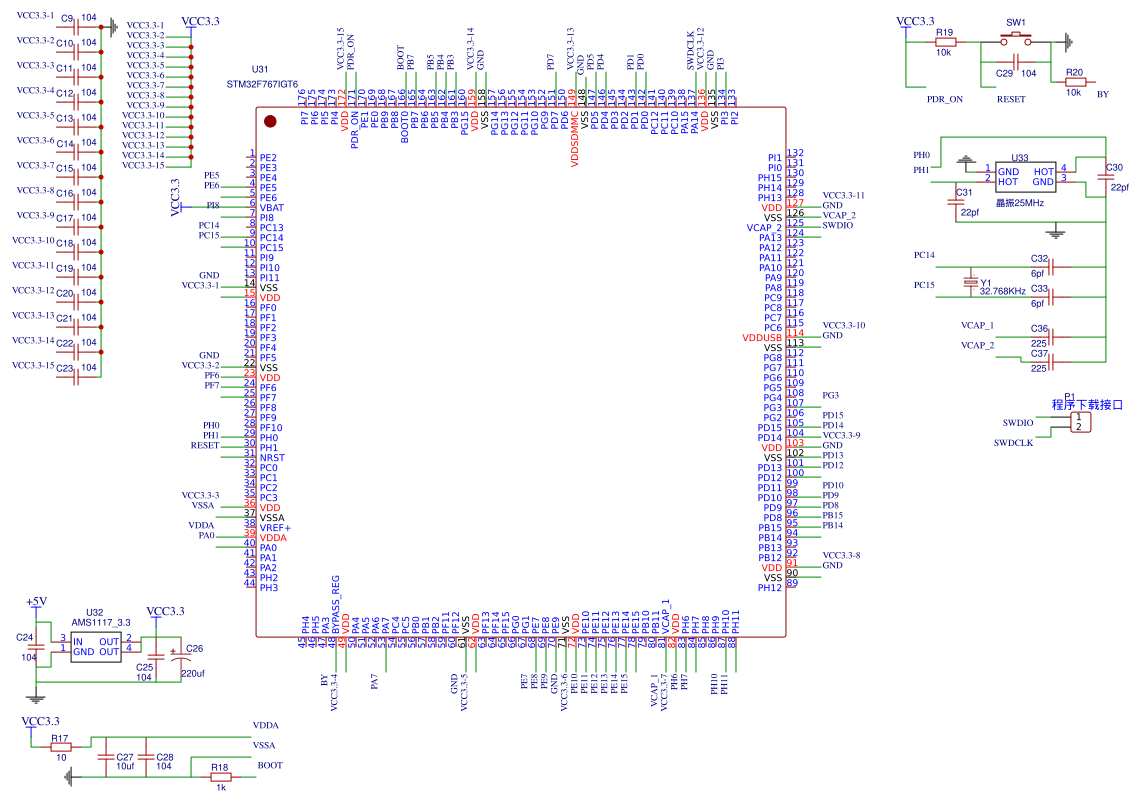 STM32F767IGT6 资源 - 嘉立创EDA