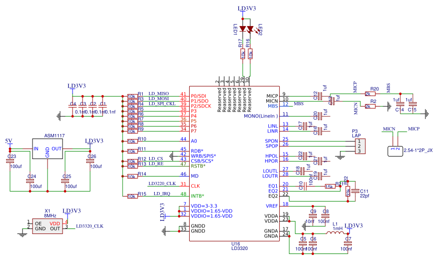 LD3320 资源 - 嘉立创EDA