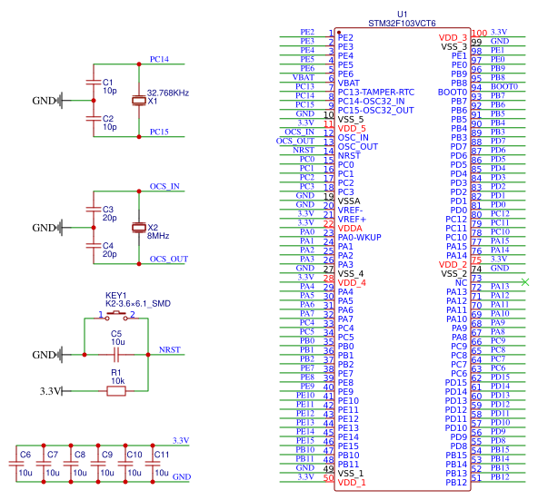 Stm32f103vct6 搜索 嘉立创eda