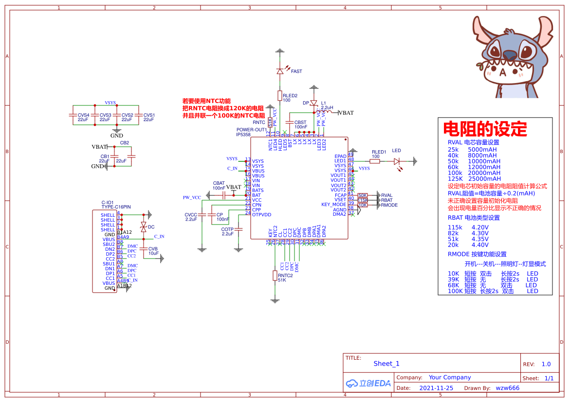 IP5358迷你 - 嘉立创EDA开源硬件平台