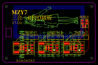 带有场指示功能的3槽位IC卡载板 - 嘉立创EDA开源硬件平台