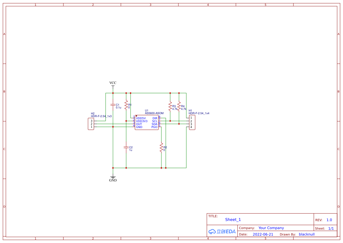 AS5600 Sensor - 嘉立创EDA开源硬件平台