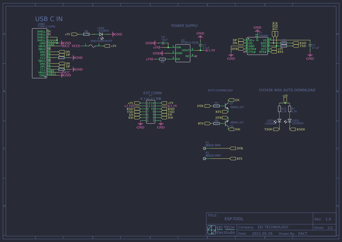 CH340K下载器-ESP系列 - 嘉立创EDA开源硬件平台