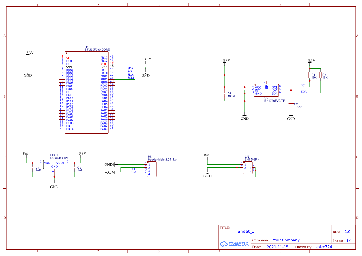 bh1730-dev - 嘉立创EDA开源硬件平台