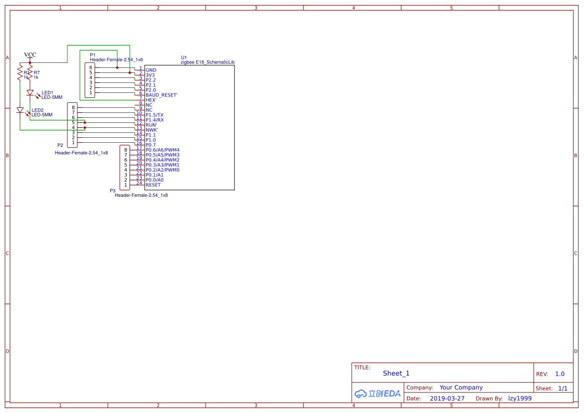 E18 zigbee - 立创开源硬件平台