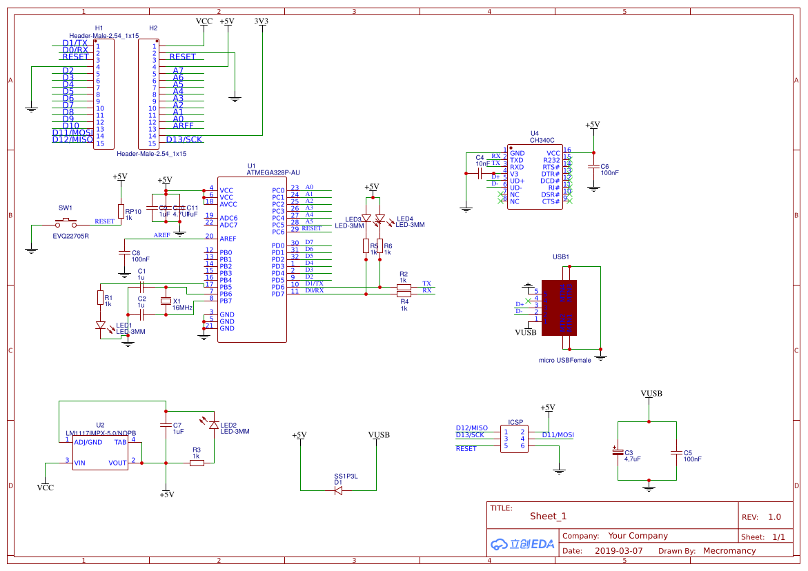arduino nano - 立创EDA开源硬件平台