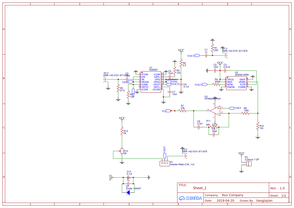 ad8367+ad8361 - 嘉立创EDA开源硬件平台