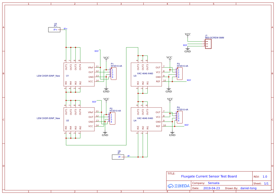 Fluxgate Sensor Test Board - 立创EDA开源硬件平台