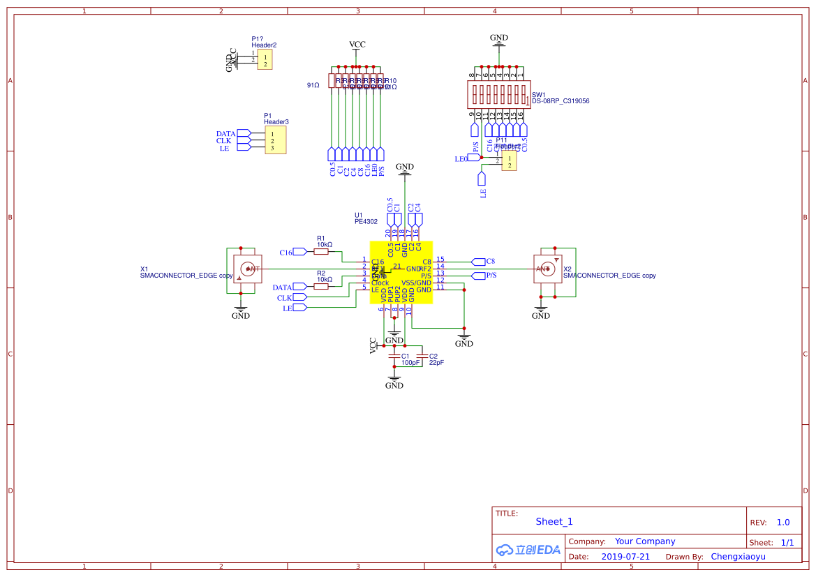 PE4302 - 立创EDA开源硬件平台