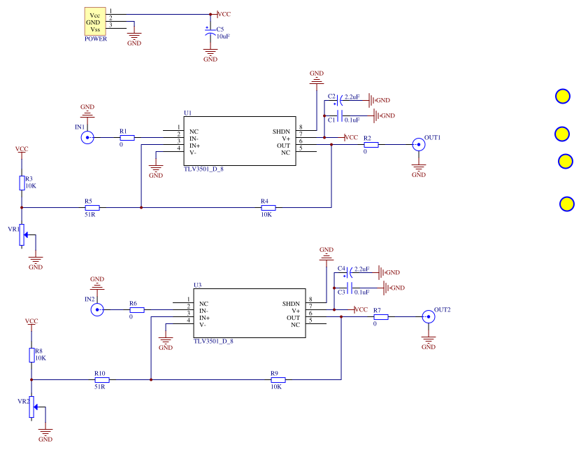 TLV3501比较器 - 立创EDA开源硬件平台