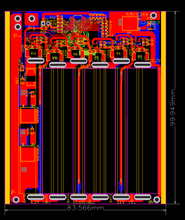 CW1073AAAS 6串锂电保护板带均衡 - 嘉立创EDA开源硬件平台