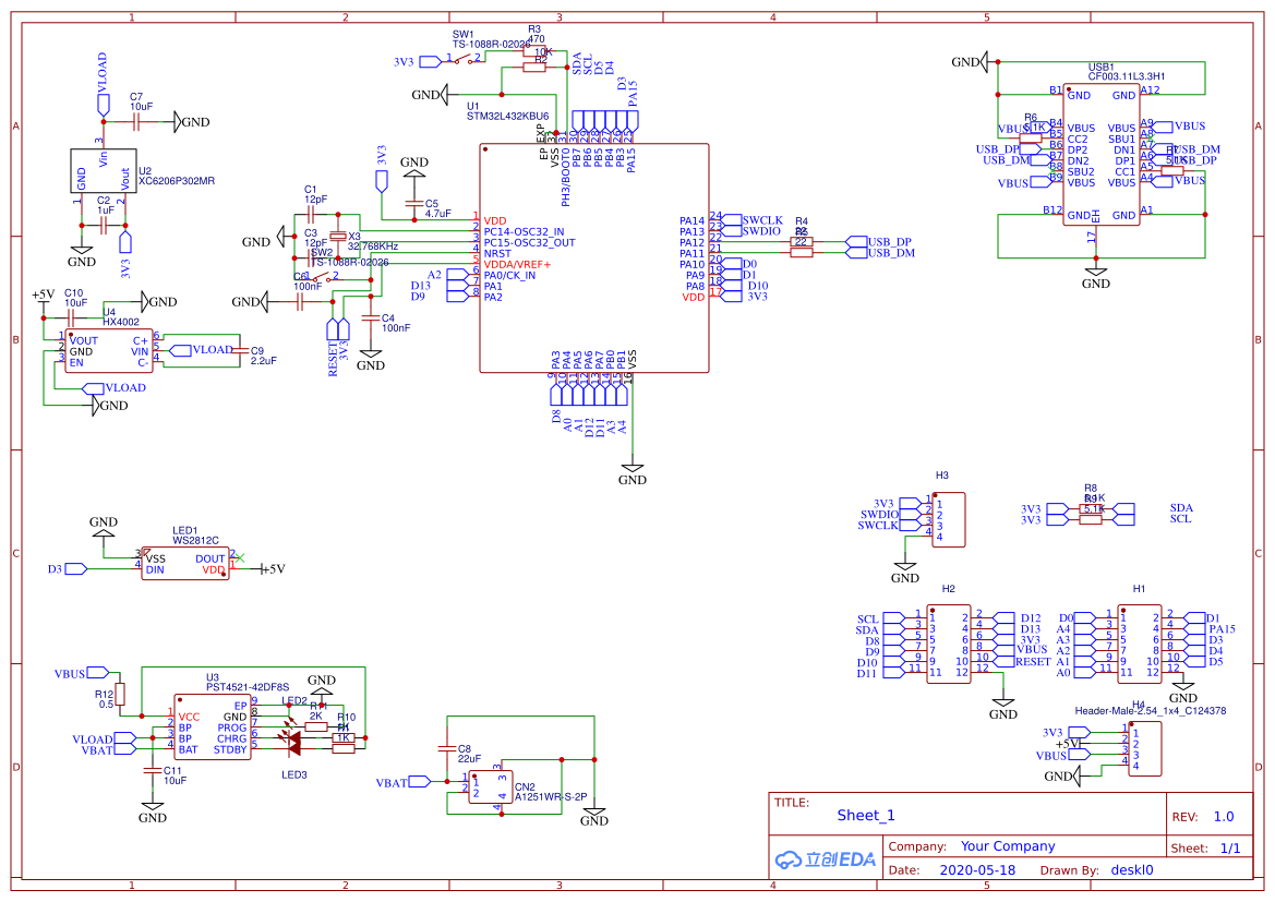 STM32L432开发板 - 嘉立创EDA开源硬件平台