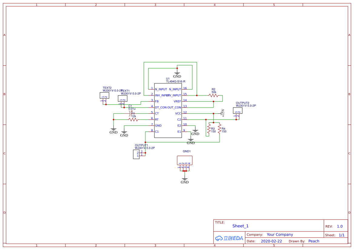 TL494 - 嘉立创EDA开源硬件平台