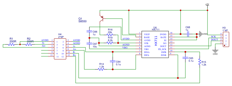 HX711 - 嘉立创EDA开源硬件平台
