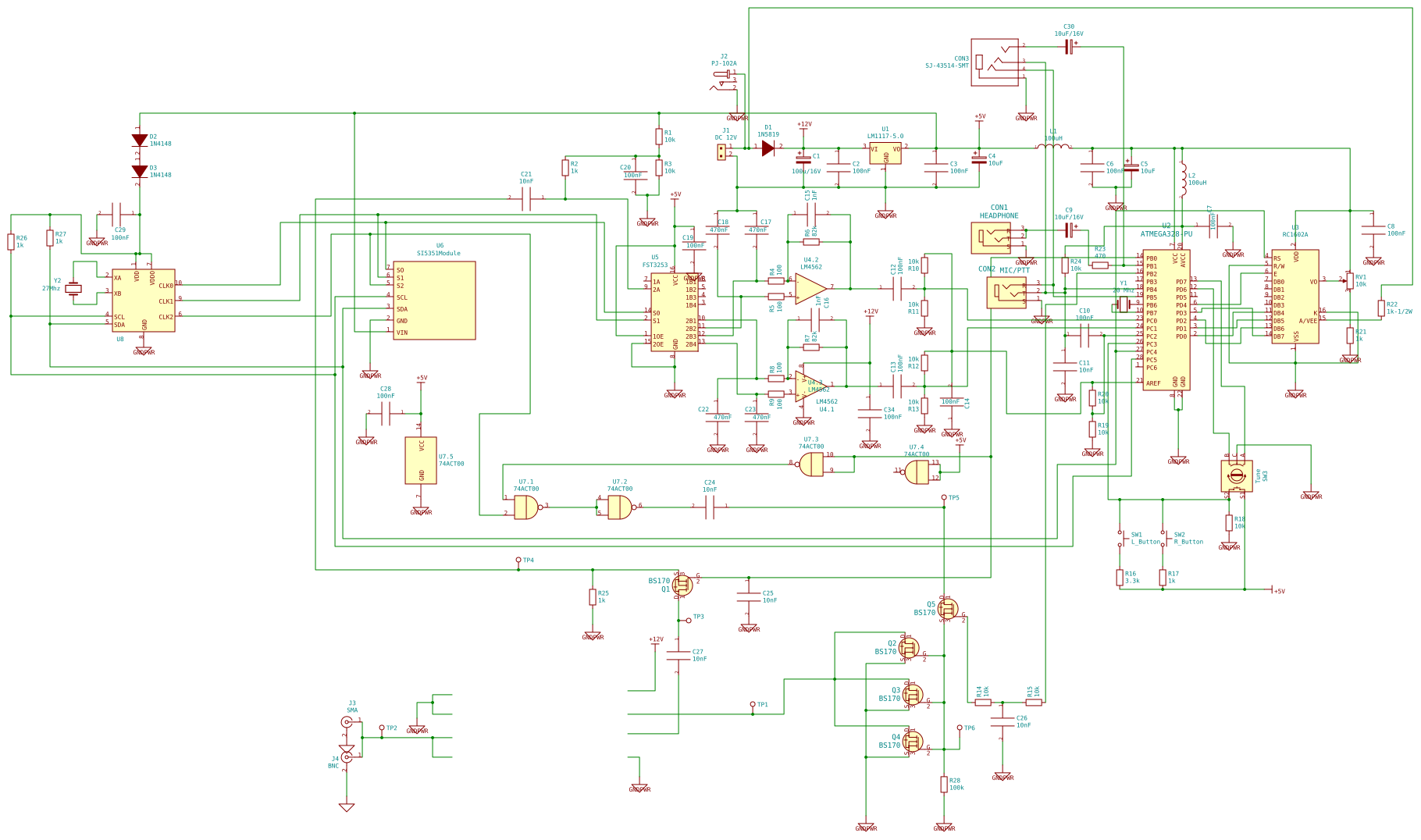 uSDX-V1.02 - 嘉立创EDA开源硬件平台