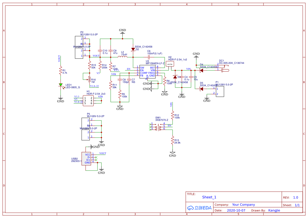MP1584电源 - 嘉立创EDA开源硬件平台