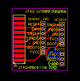 简单易懂的SWD(JTAG20P)-SWD转接板 - 嘉立创EDA开源硬件平台