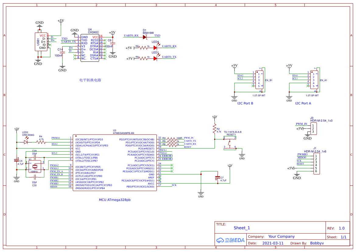 双路simple foc电机驱动板 - 立创EDA开源硬件平台