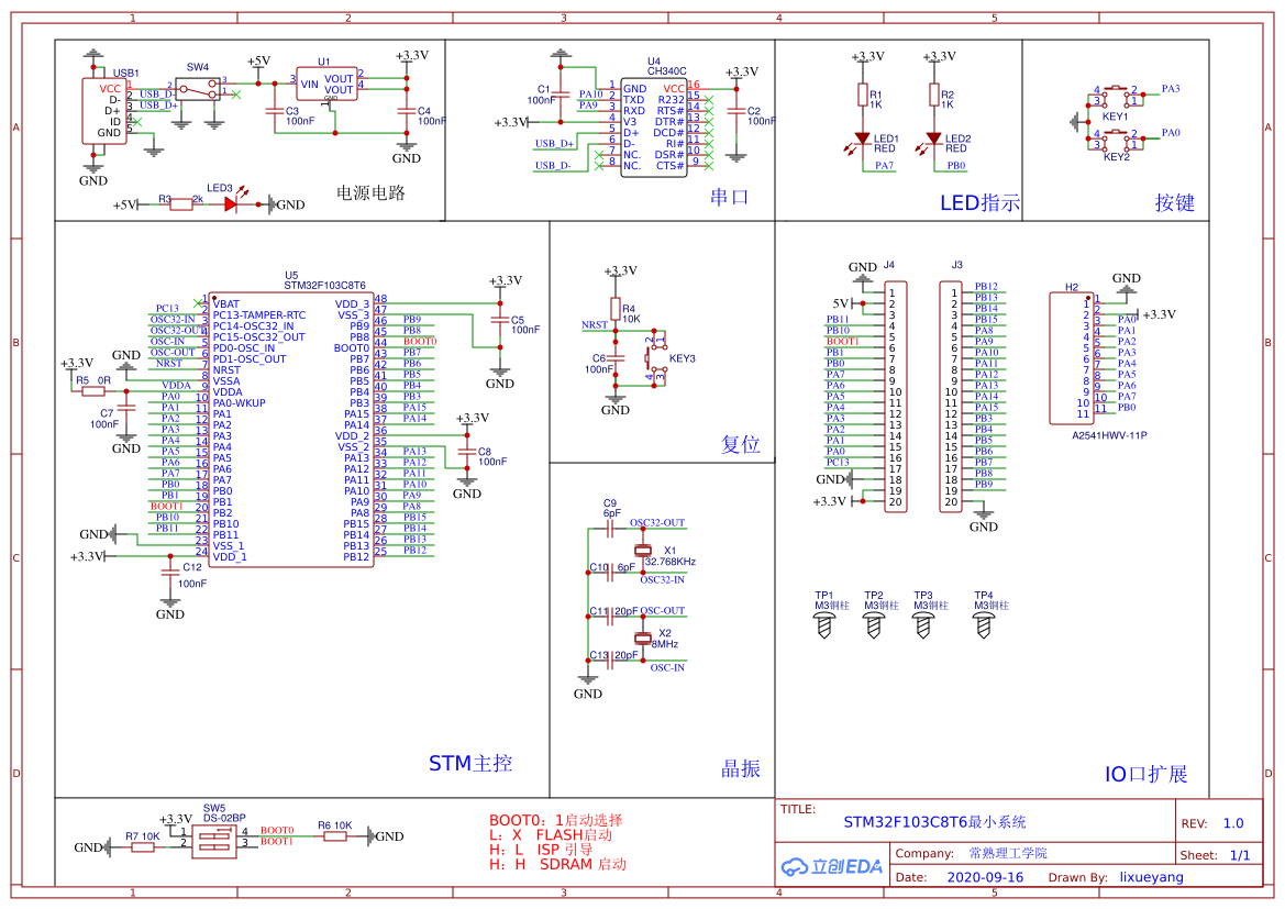 STM32F103C8T6 - 立创EDA开源硬件平台