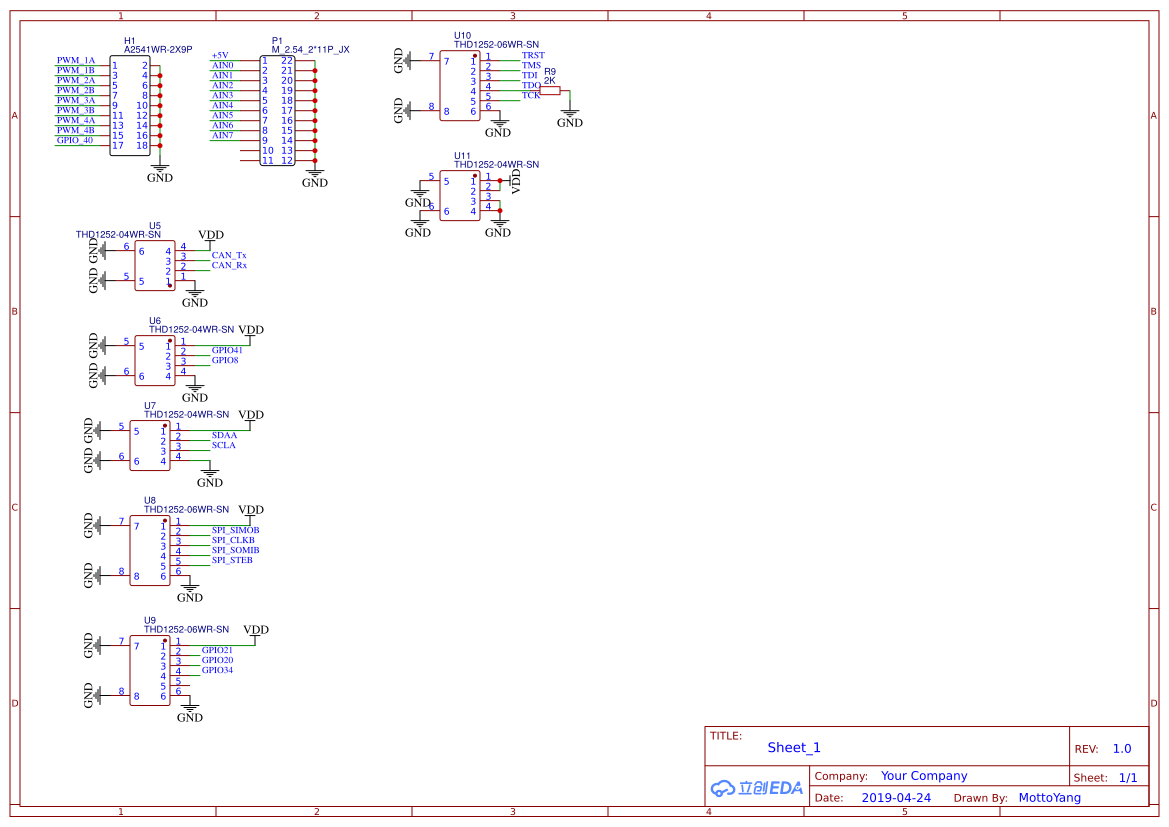 TMS320F28035 Controller Board - 嘉立创EDA开源硬件平台