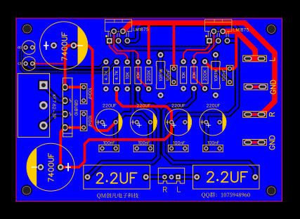 1875搭棚功放 - 嘉立创EDA开源硬件平台
