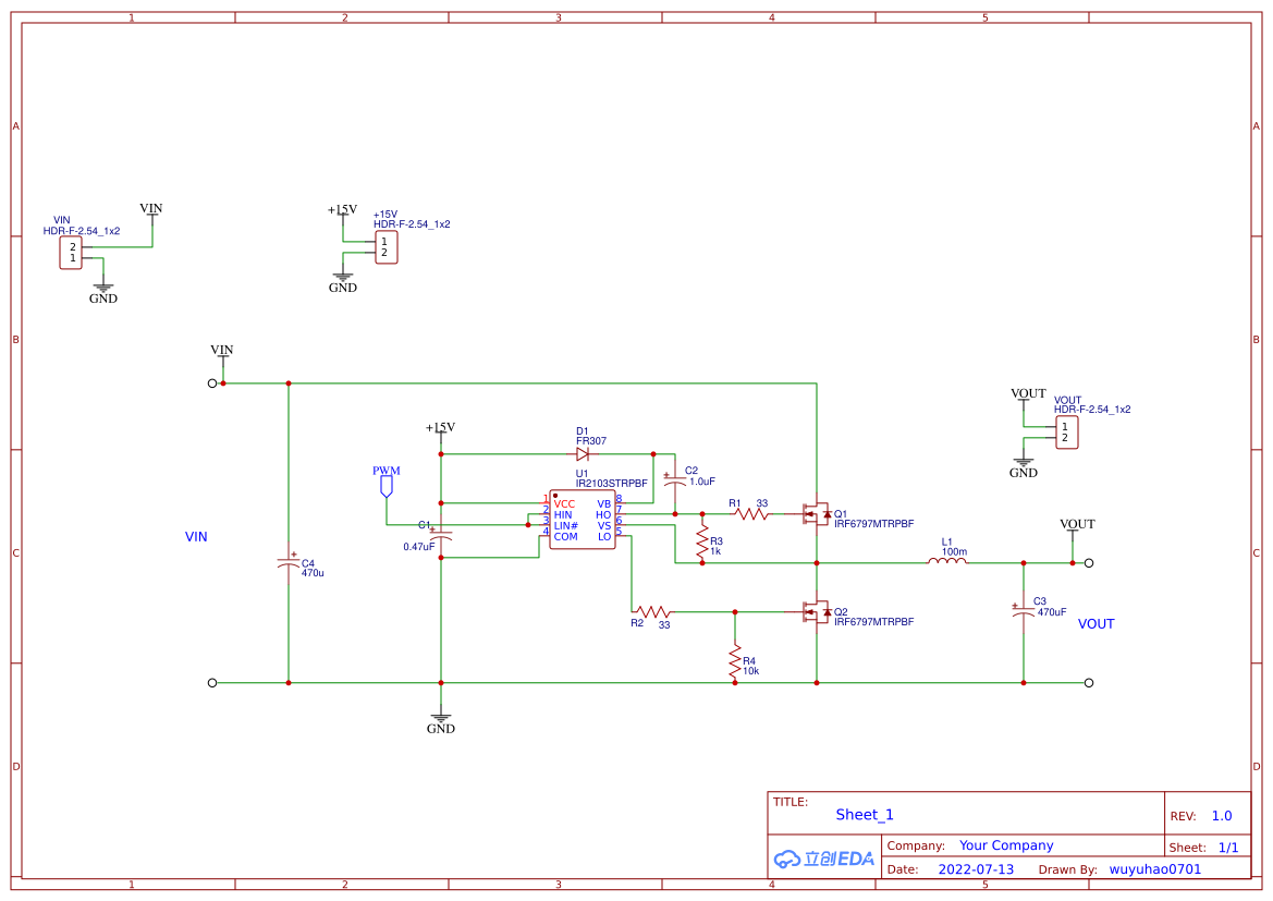 立创eda制作-输出9v的双向DCDC自动稳压系统 - 嘉立创EDA开源硬件平台