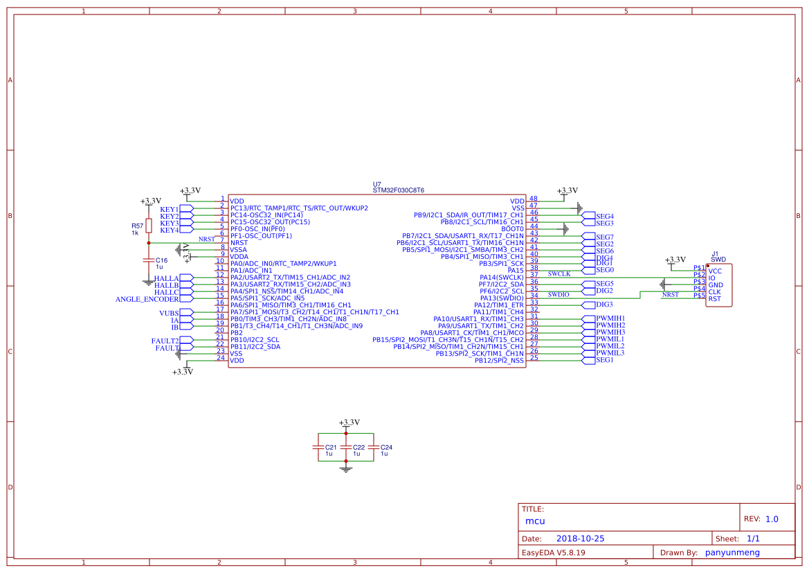motor_foc_stm32 copy - 立创EDA开源硬件平台