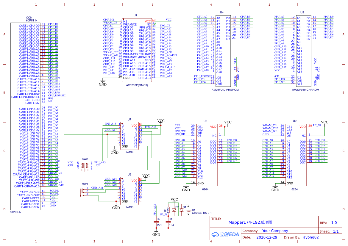Mapper74-192 - 立创EDA开源硬件平台