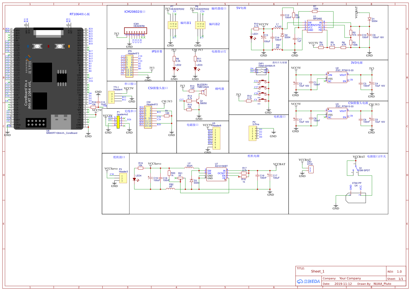 RT1064主板 - 嘉立创EDA开源硬件平台