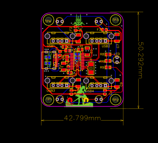 USB_HUB_Type_C_Based_on_FE1.1S - 嘉立创EDA开源硬件平台
