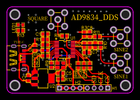 AD9834_DDS功能验证板 - 嘉立创EDA开源硬件平台