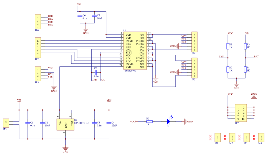 TB6612FNG编码电机控制 - 嘉立创EDA开源硬件平台