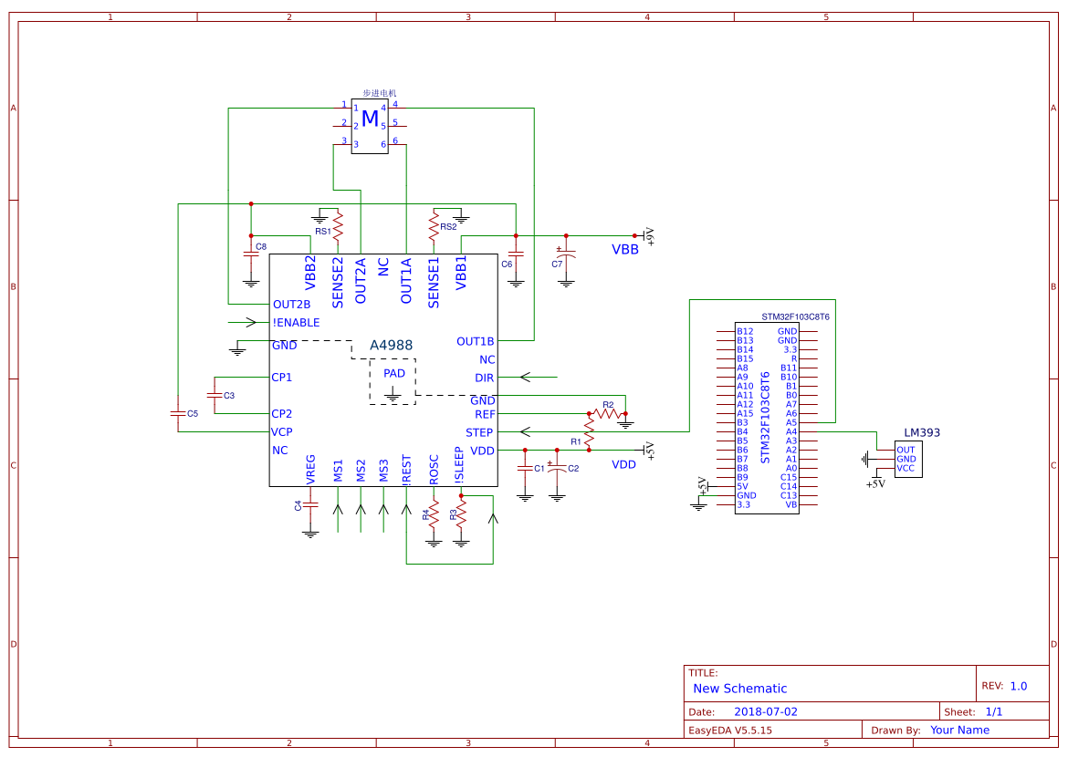 A4988驱动芯片原理图 - 嘉立创EDA开源硬件平台