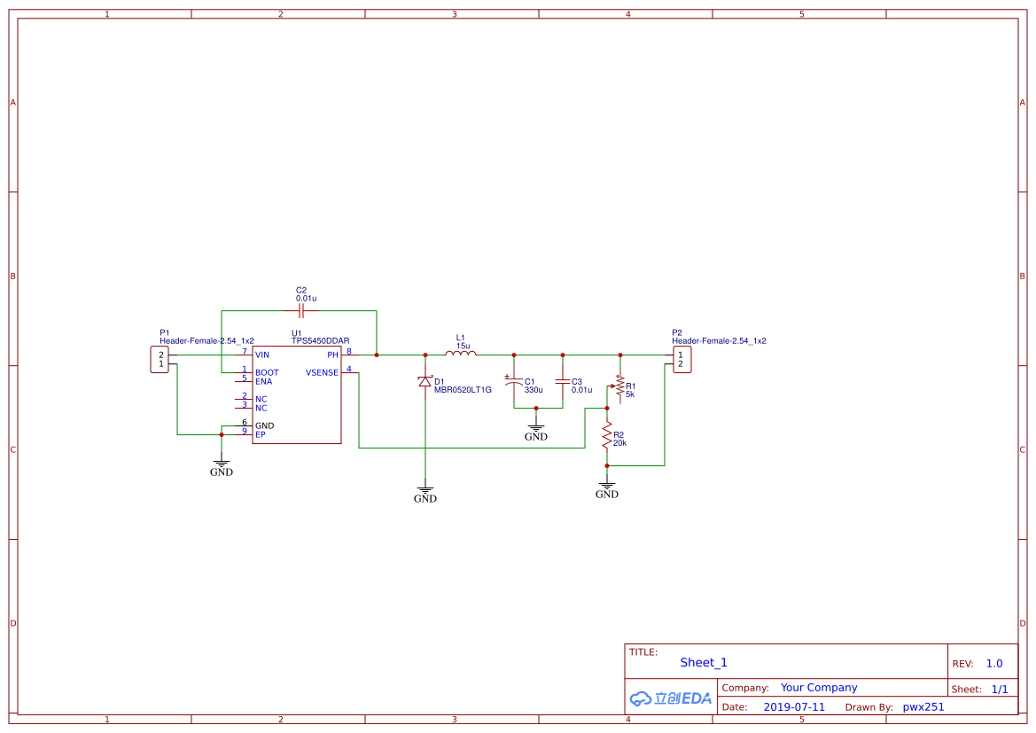 tps5450 - 嘉立创EDA开源硬件平台