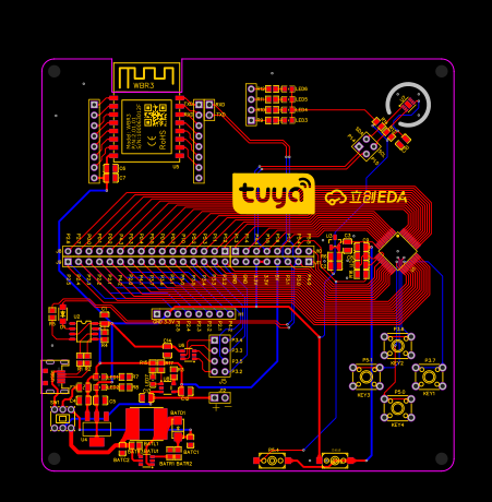 【涂鸦智能】STC8+涂鸦模组开发板 - 嘉立创EDA开源硬件平台
