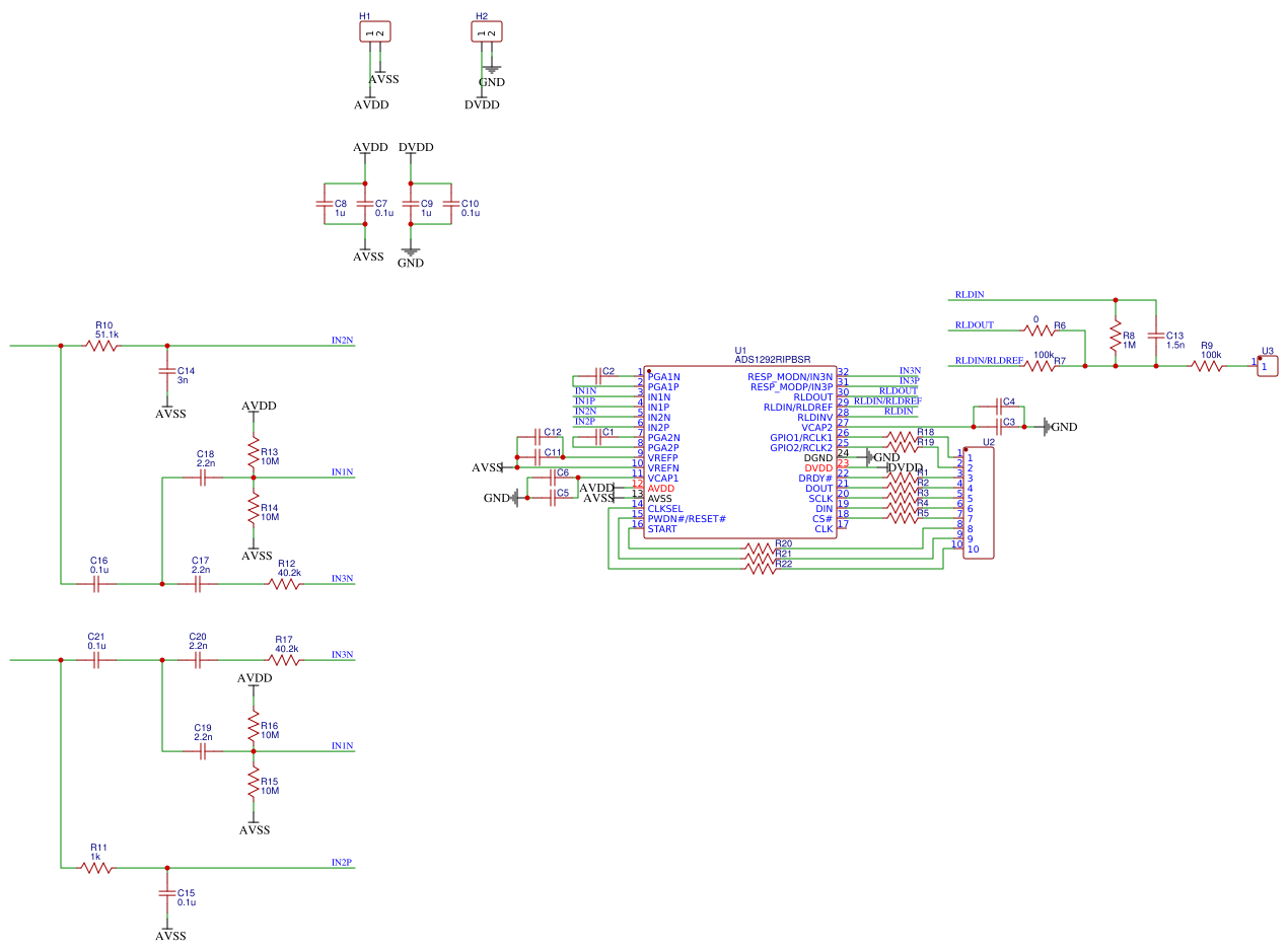 ADS1292 - 嘉立创EDA开源硬件平台