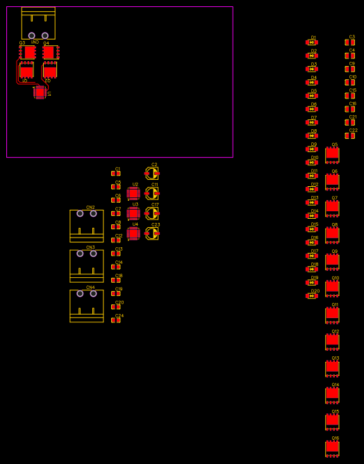 基于DRV8701E的四路MOS桥驱动 - 嘉立创EDA开源硬件平台