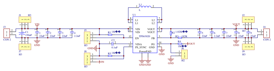 TPS63020模块 - 立创EDA开源硬件平台