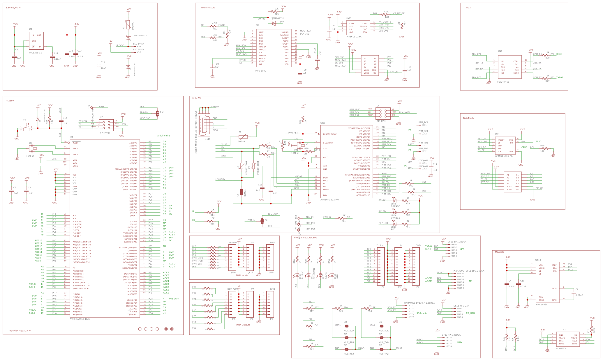 APM飞控原理图 - 嘉立创EDA开源硬件平台