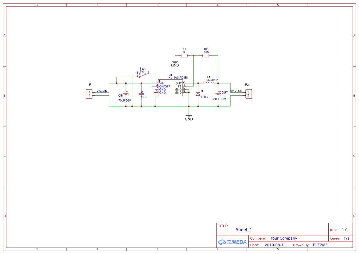 xl1509电源 copy - 嘉立创EDA开源硬件平台