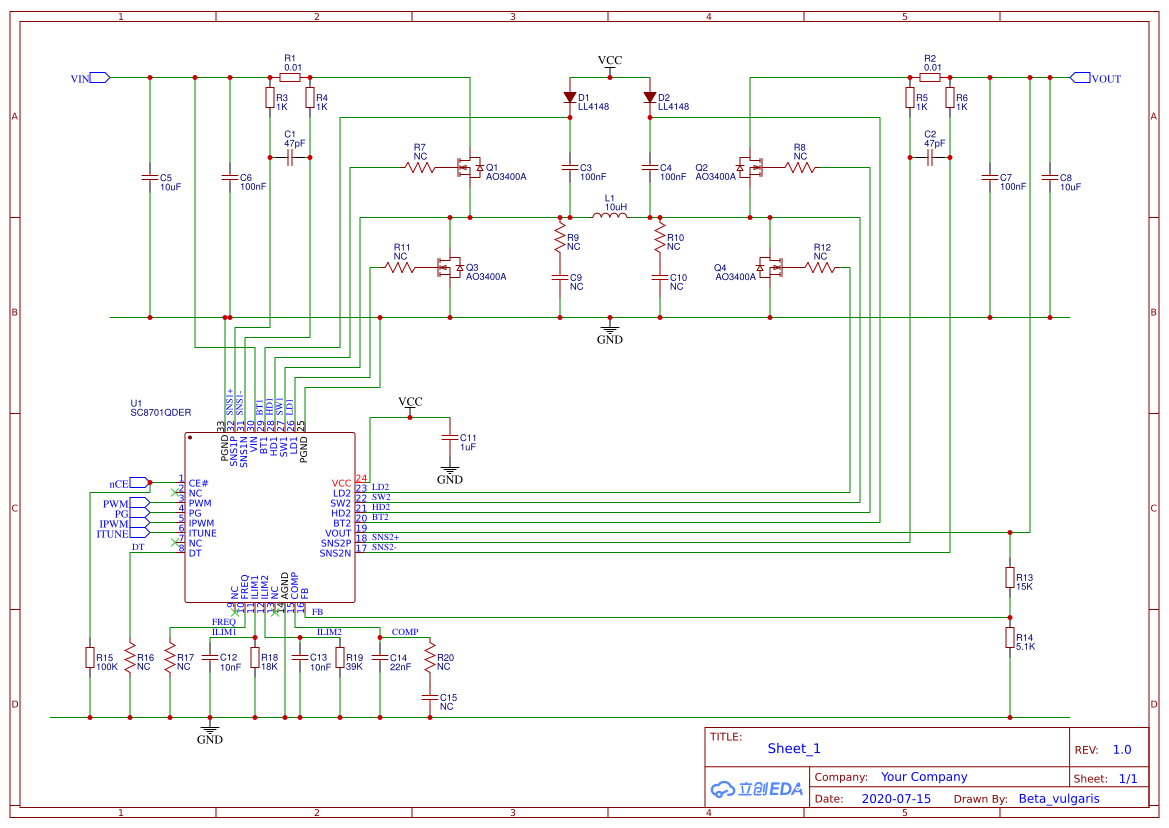 SC8701 Evaluation Board - 嘉立创EDA开源硬件平台