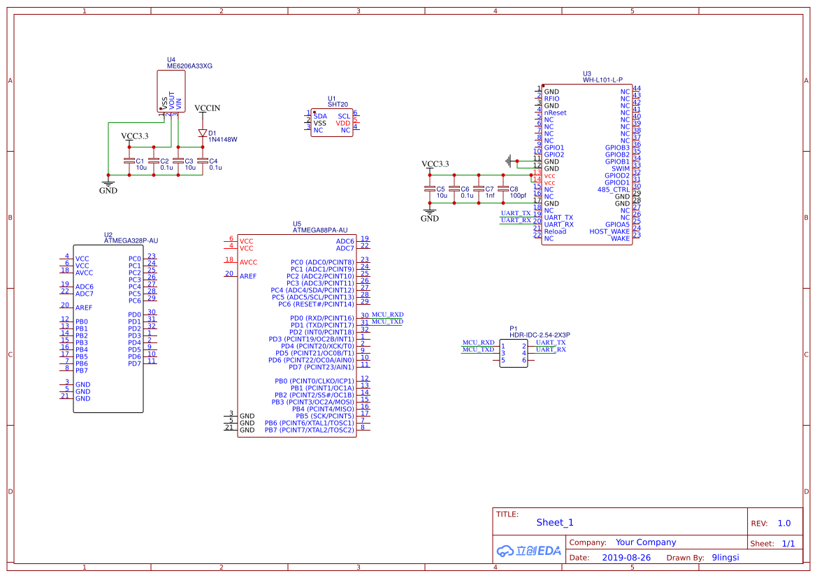 ATmega328P_SHT20 - 嘉立创EDA开源硬件平台